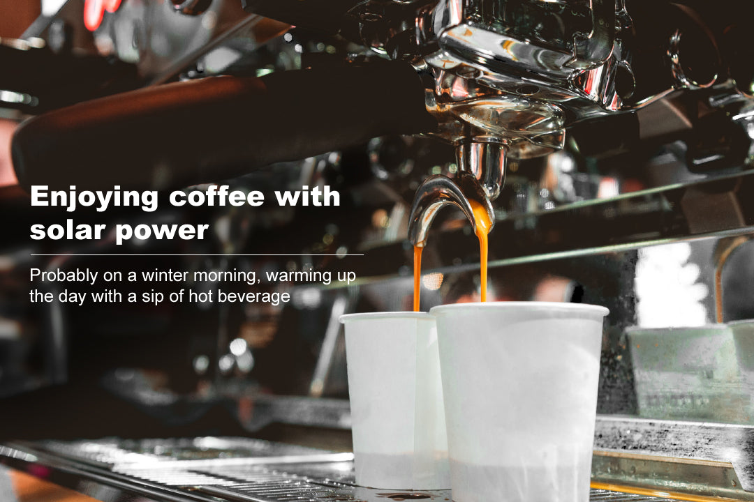 Enjoying coffee with solar power – Togopower